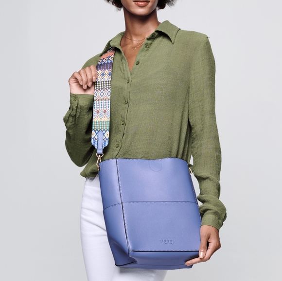 Mersi | Bags | Mersi Demi Bucket Bag Nwt In Sky Blue | Poshmark